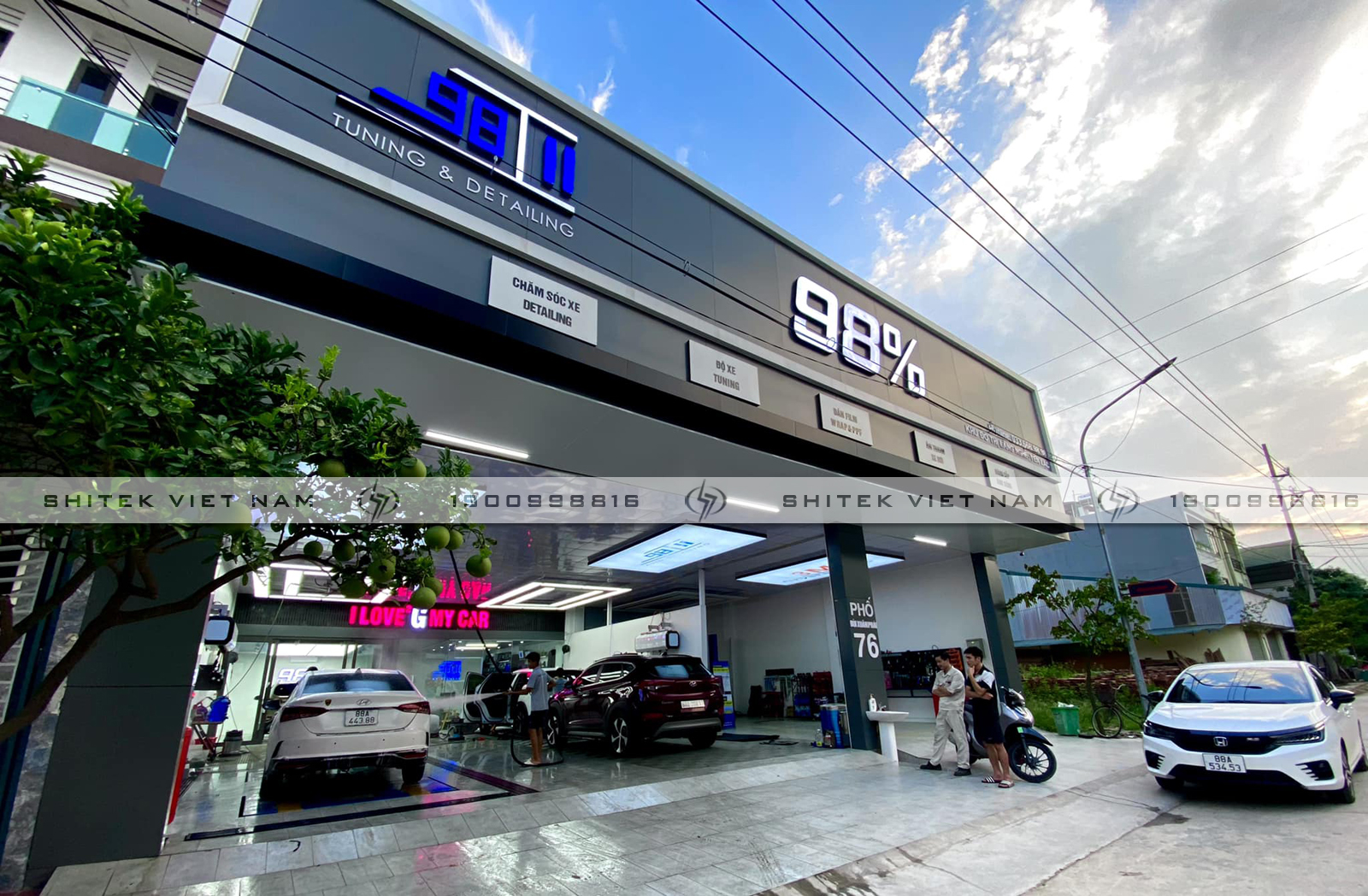 TOP 5 TRUNG TÂM CHĂM SÓC XE HƠI DO SHITEK TƯ VẤN VÀ XÂY DỰNG